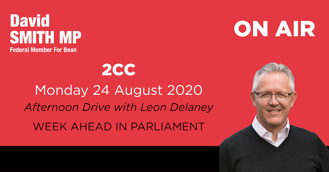Interview on 2CC Afternoon Drive with Leon Delaney