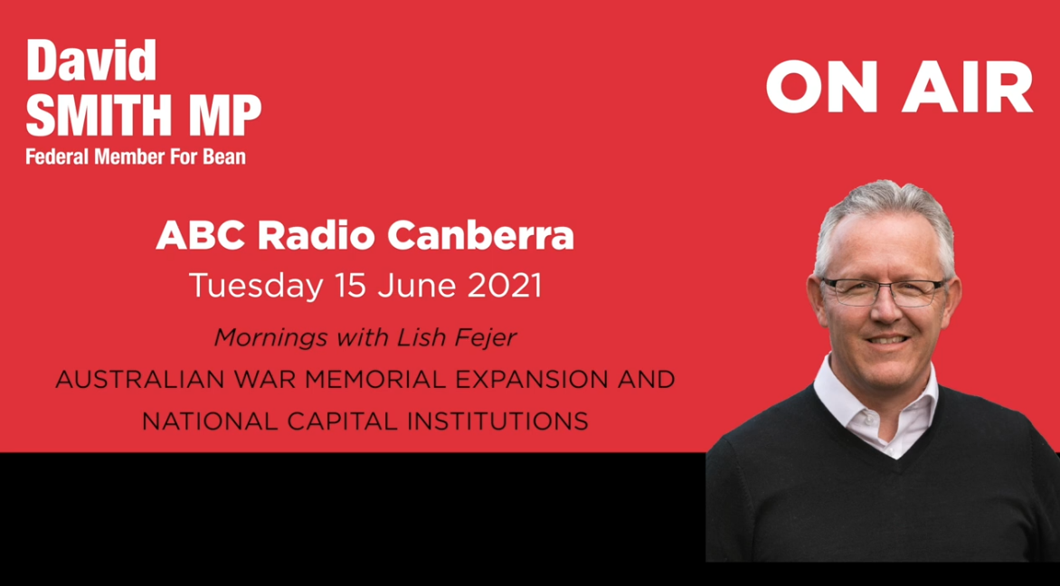 Radio Interview - ABC Radio Breakfast Canberra - 15 June 2021